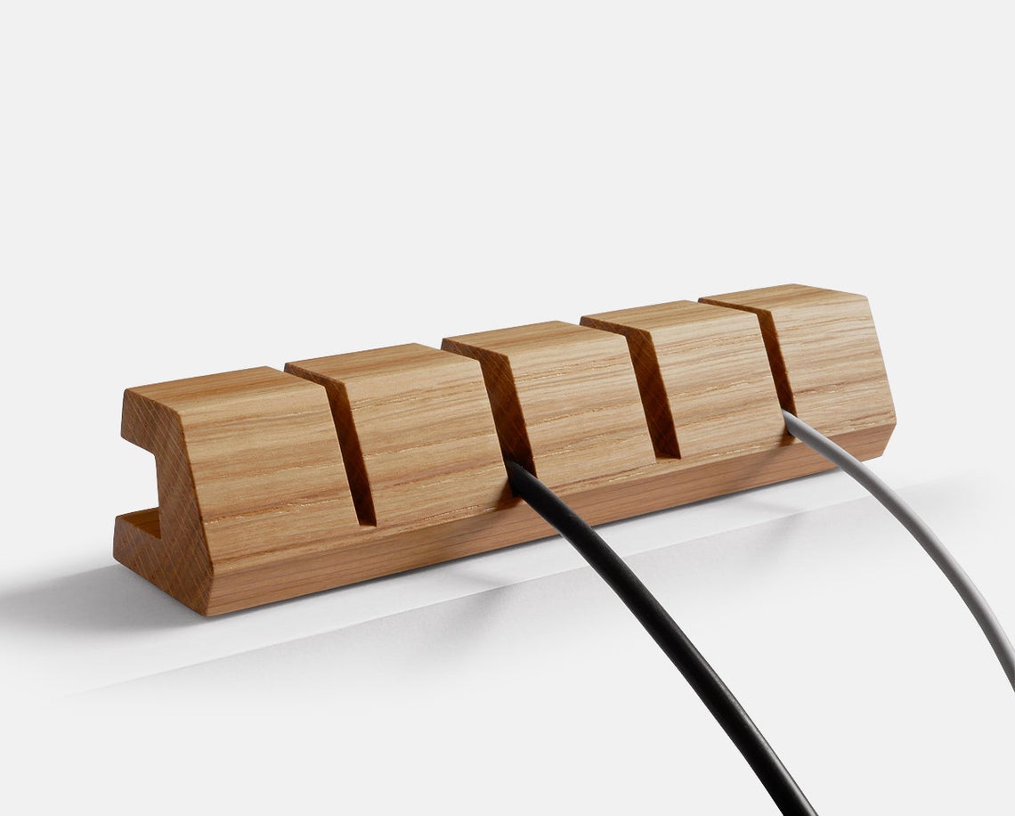 Wood Cable Organizer